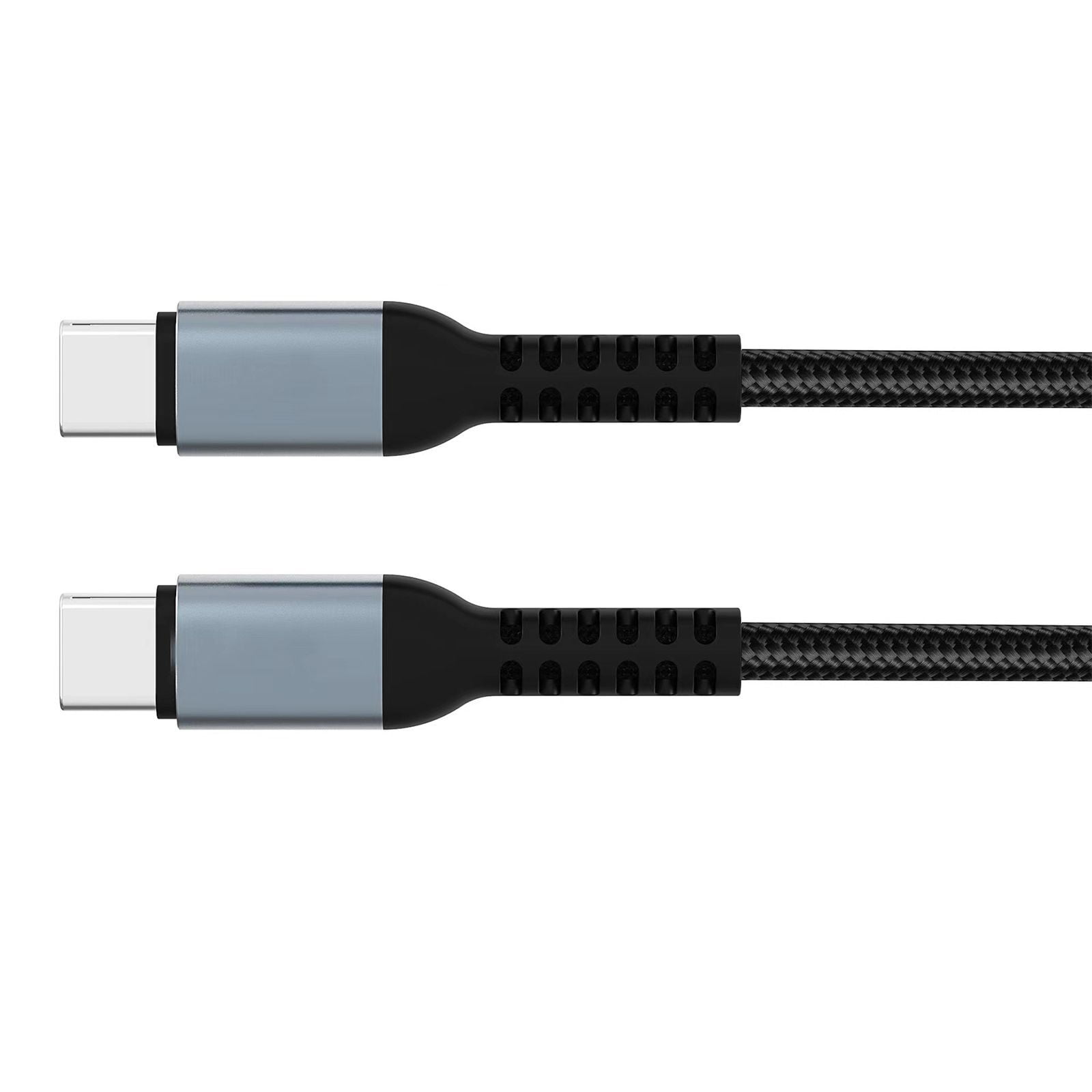 100/240W USB C Cable Nylon Braided Fast Charging Cord USB C to USB C ...