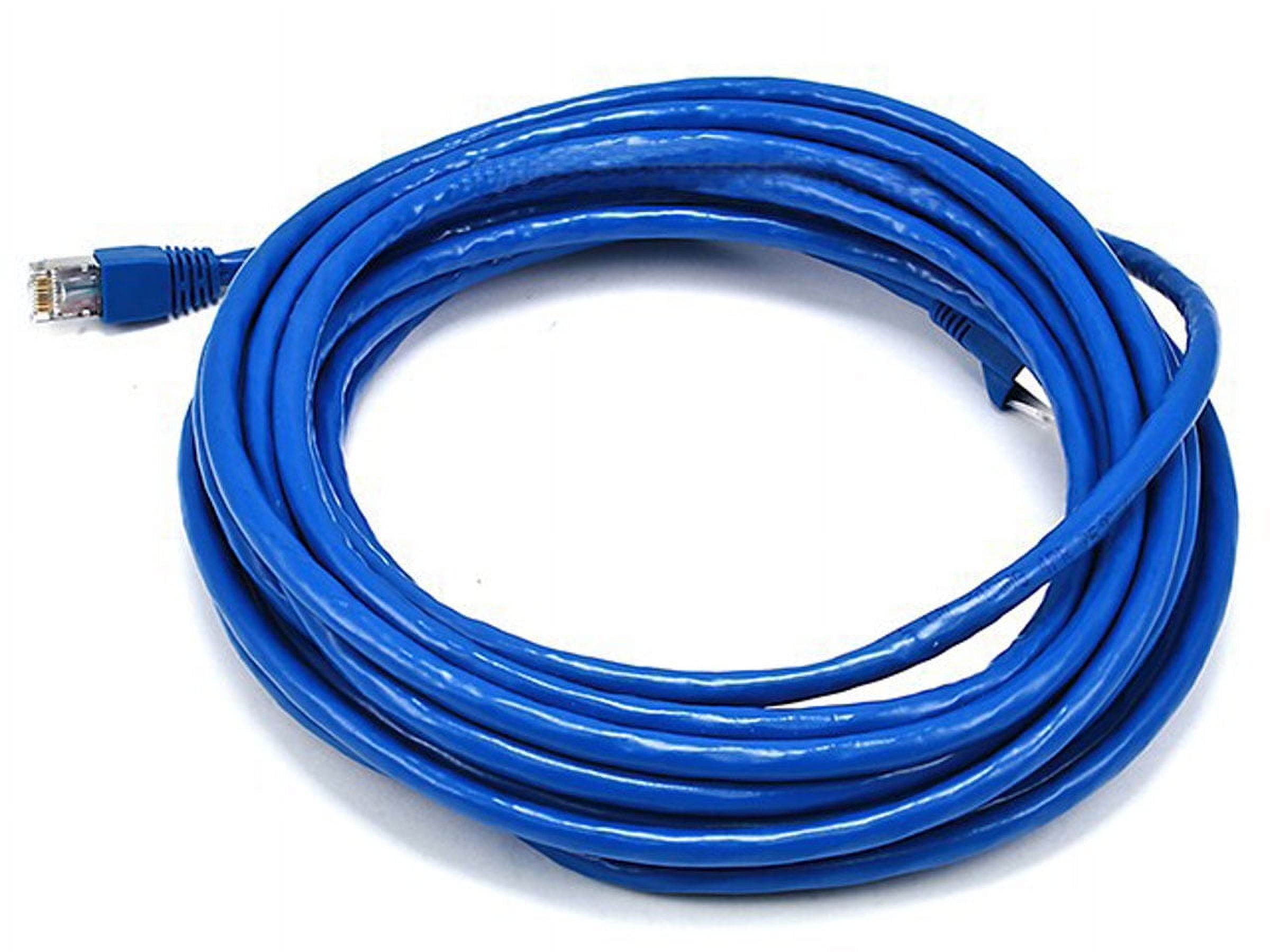 100' 24AWG Cat6a STP Ethernet Network Cable Blue (105907) - Walmart.com