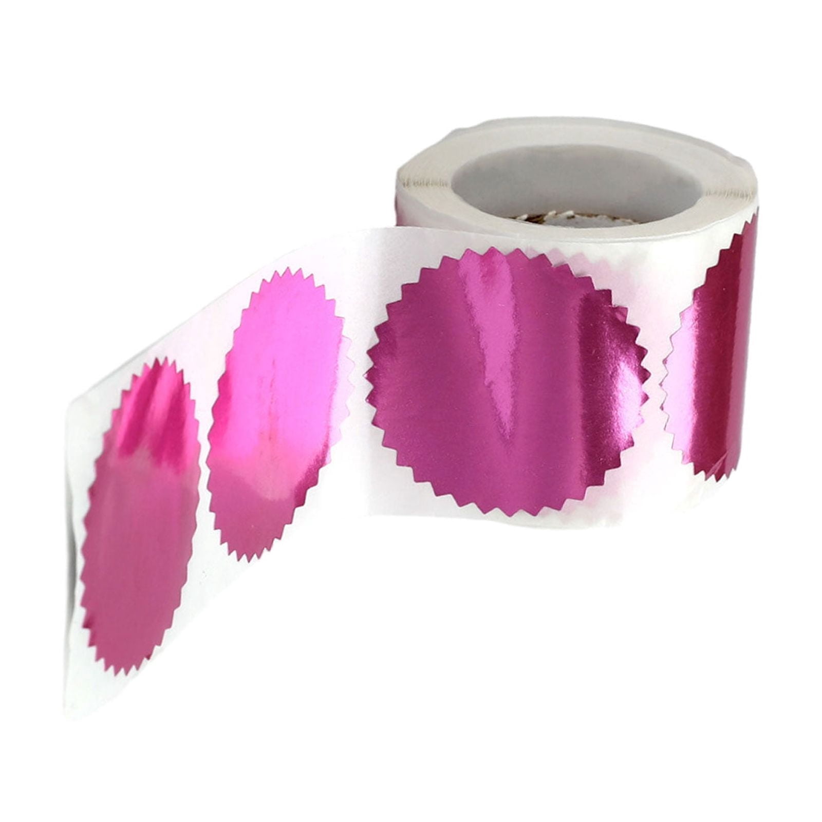100/250PCS 45mm Serrated Edges, Silver Golden Rednes Certificate Wafer ...