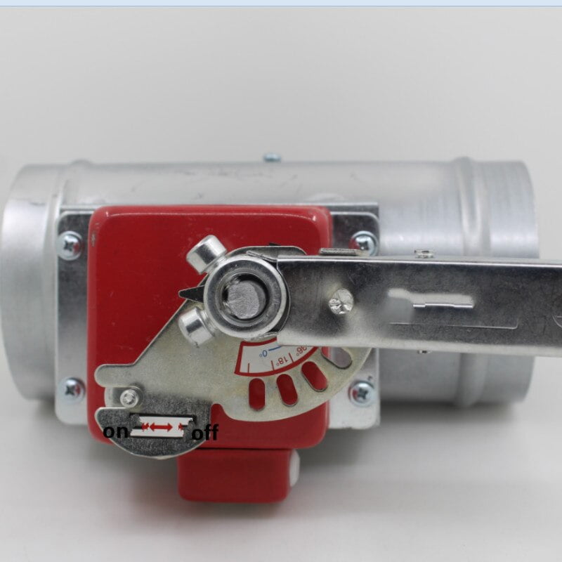 100-250mm electric galvanized round Fire damper fire Draft Blocker ...