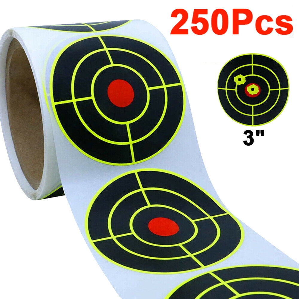 COCO BABY 100/250pcs Shooting Splatter Sticker Roll, 3" Self Adhesive ...