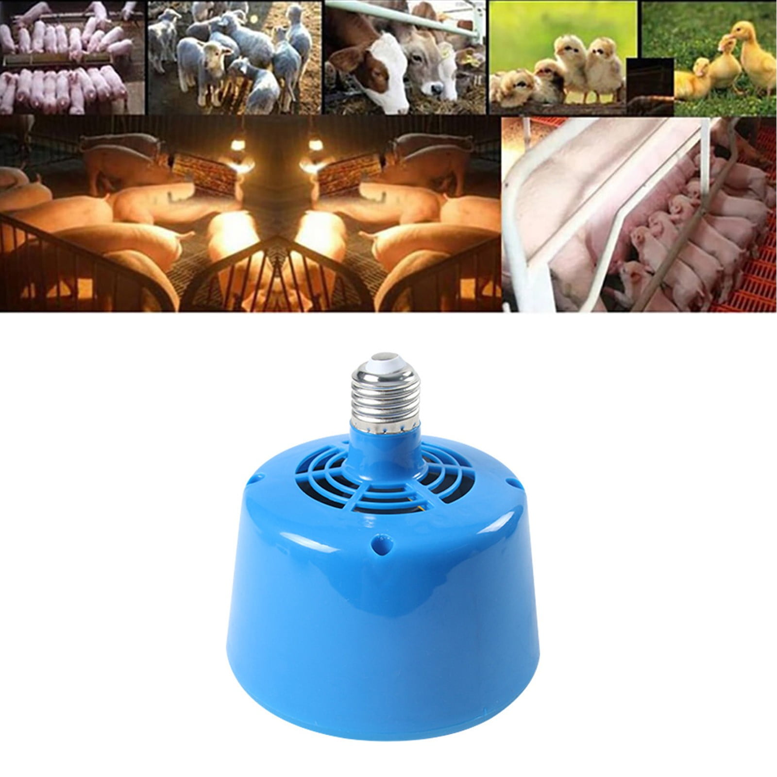 100 300W Heating Lamp Chicken Coop Pet Heater Livestock Heat Lamp Tool Cultivation Heating Lamp ...