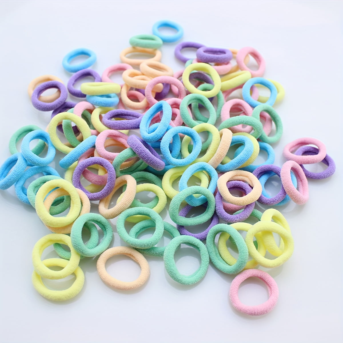 100/300pcs Children's Elastic Hair Rope, Girls Scrunchies Hair ...