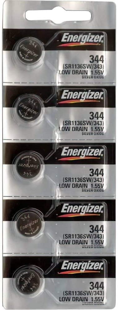 100 344 Energizer Watch Batteries SR1136SW Battery Cell - Walmart ...