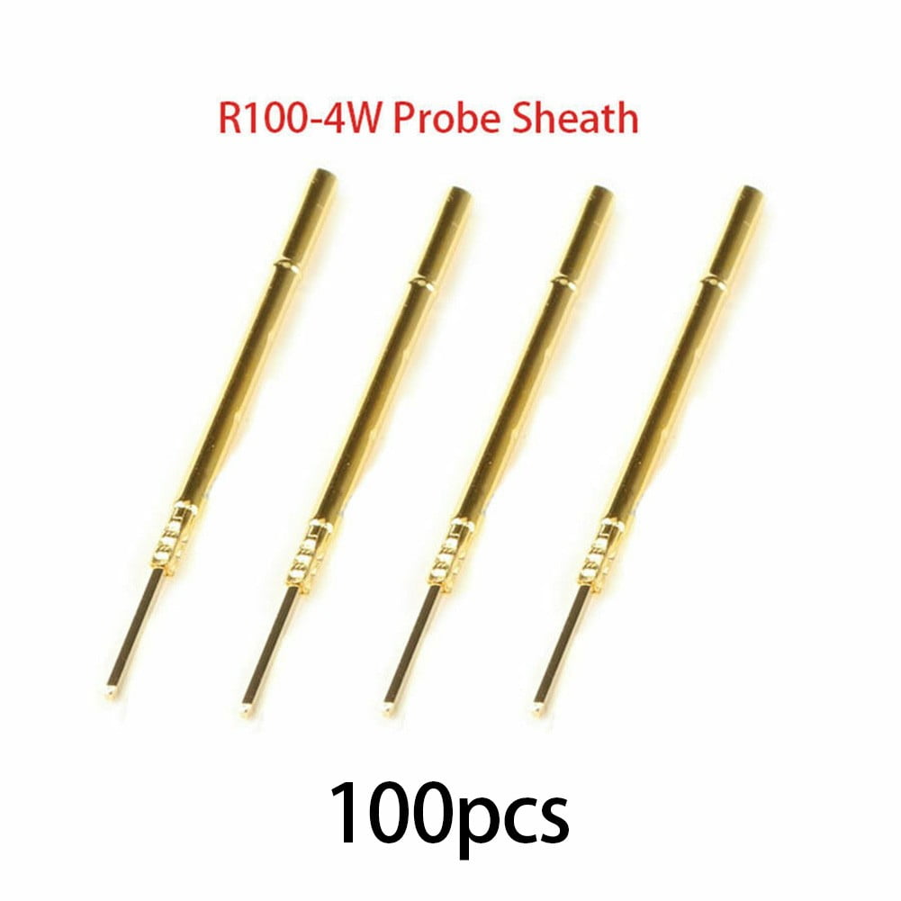 100-4W-100X Dia 0.68Mm-2.36Mm Multiple Types Spring Test Probe Pogo Pin ...