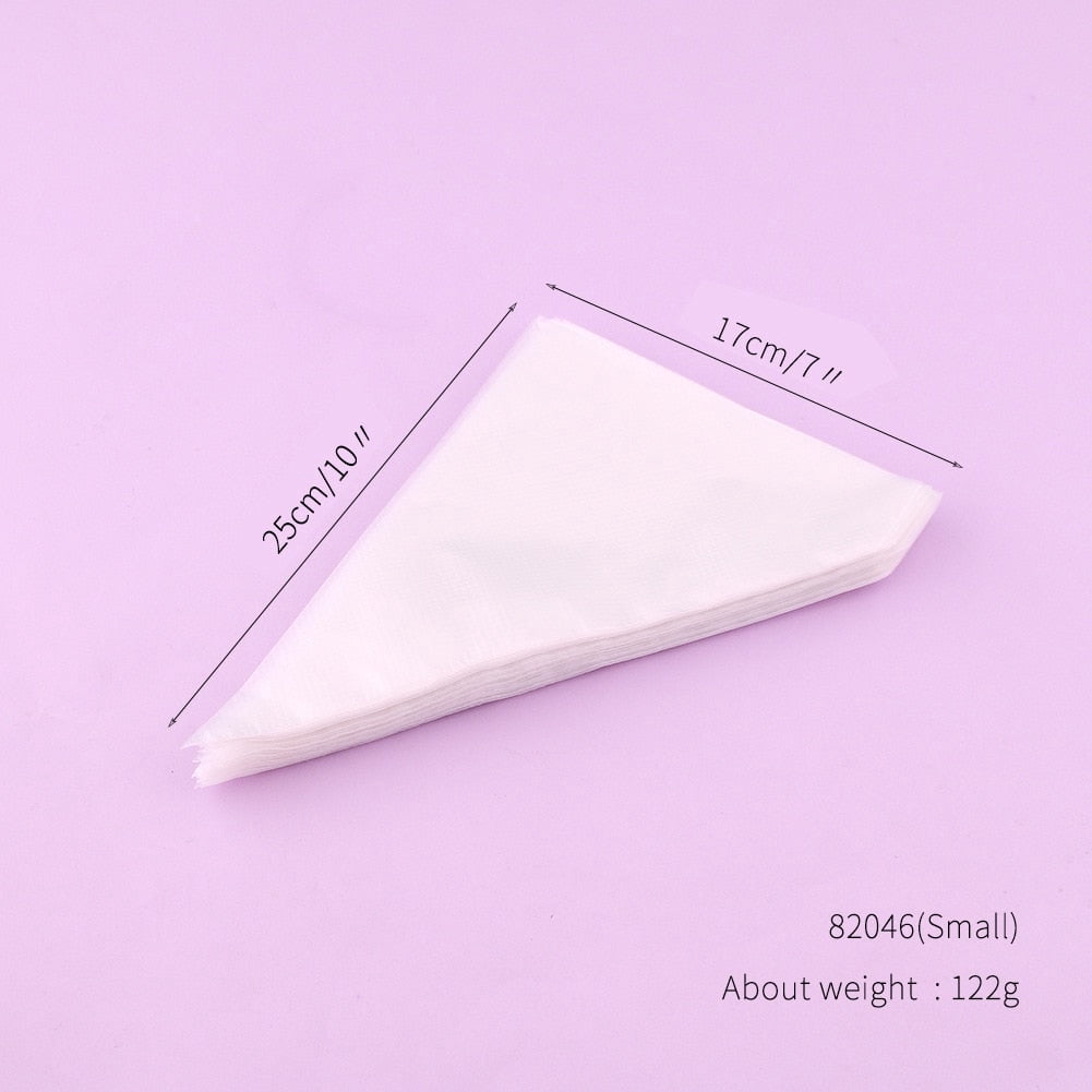 100/50/20pcs Disposable Piping Bag Pastry Bags Icing Fondant Cake Cream ...