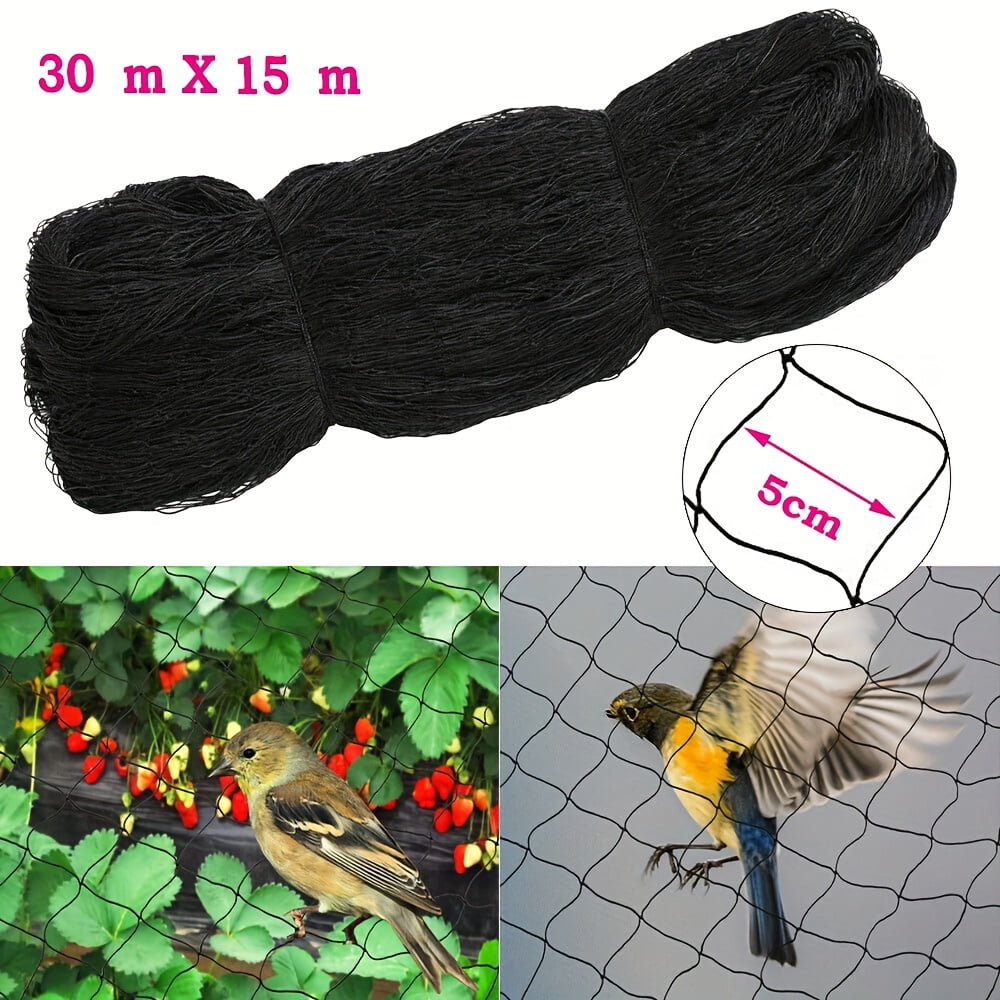 100*50 Ft Bird Barrier Net Poultry Aviary Game Pens Net Anti Bird ...