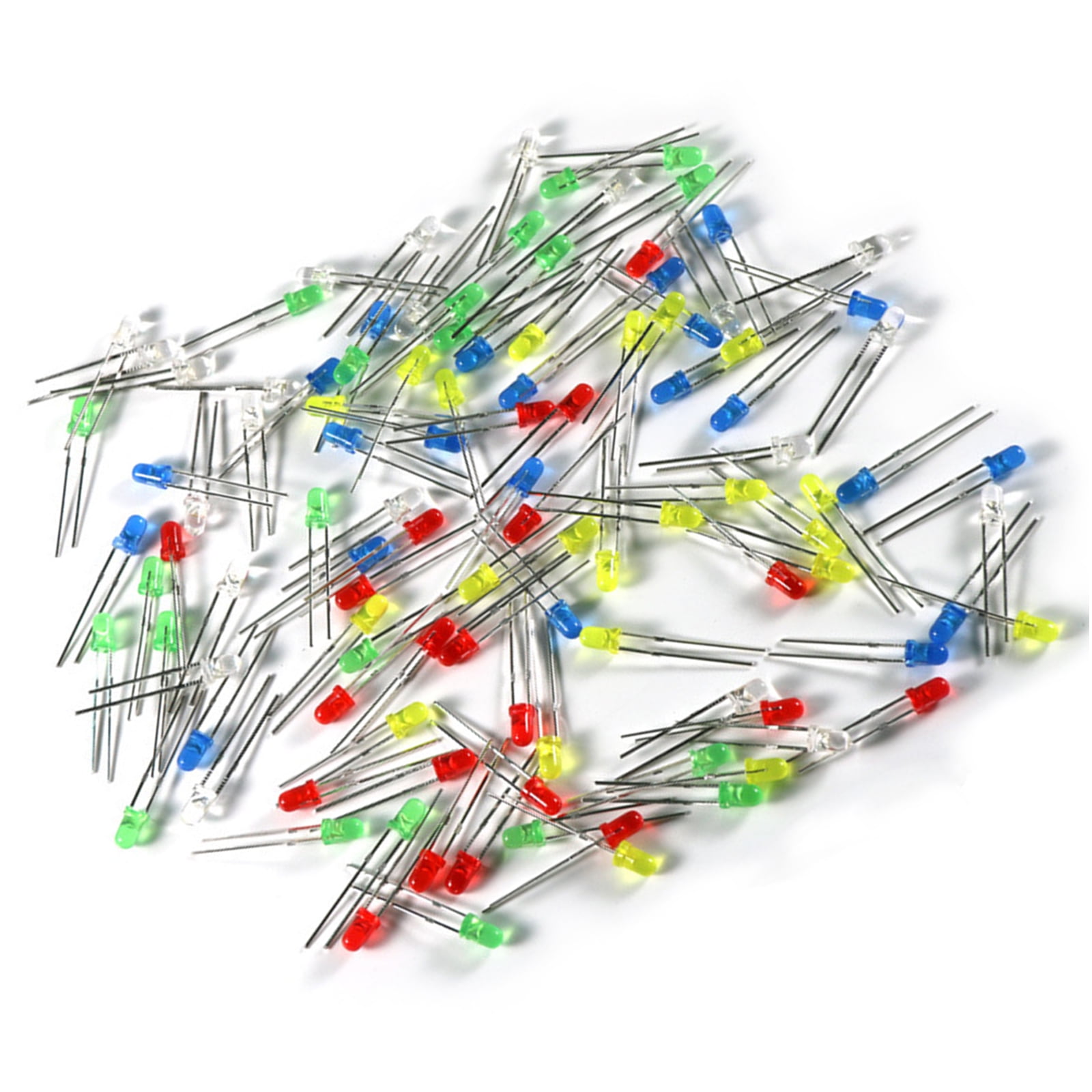 100/500Pack MultiColor 3mm/5mm LED Emitting Diodes LED Light LED Diodes ...
