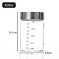 100-500ml Glass Storage Cup Portable Seal Thickening High Borosilicate ...
