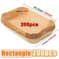 100/50PCS Rectangle Air Fryer Paper Square Baking Paper Barbecue Plate ...