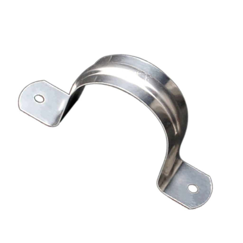 100/50Pcs 2 Hole Strap Clamp Tension Tube Clip Heavy Duty Rigid Pipe ...