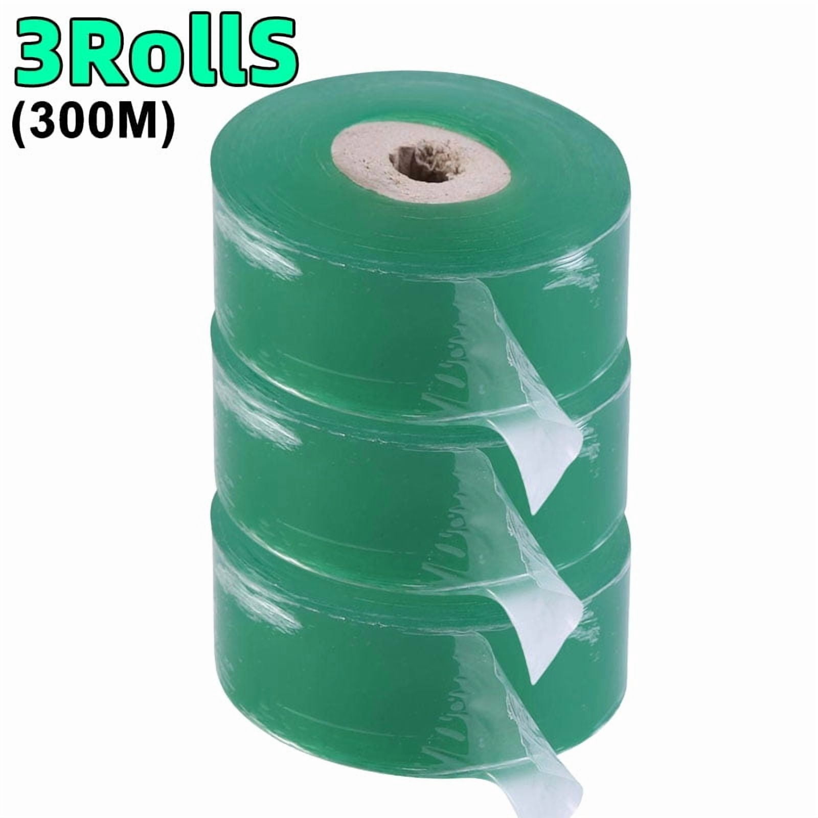 100/600M PE Grafting Tape Film Stretchable Self-adhesive Garden Tree ...