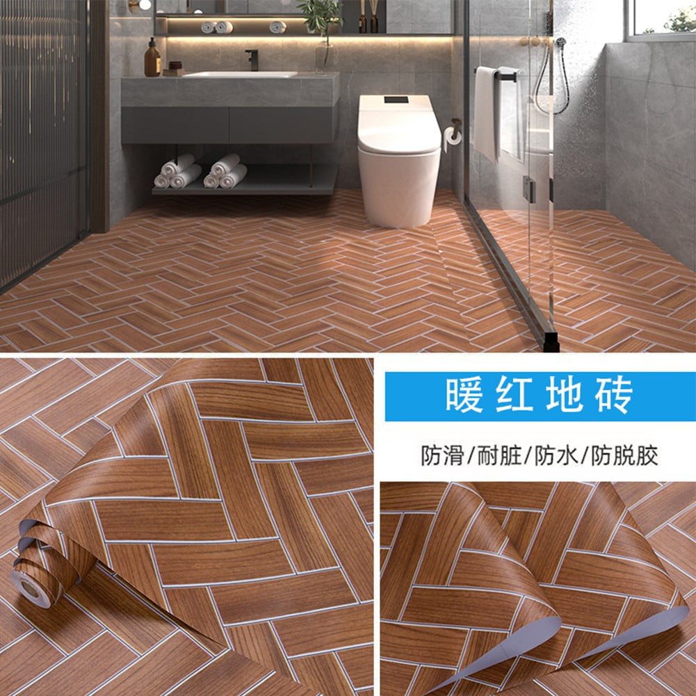 100*60CM PVC Floor Sticker Self-Adhesive Waterproof Floor Stickers ...