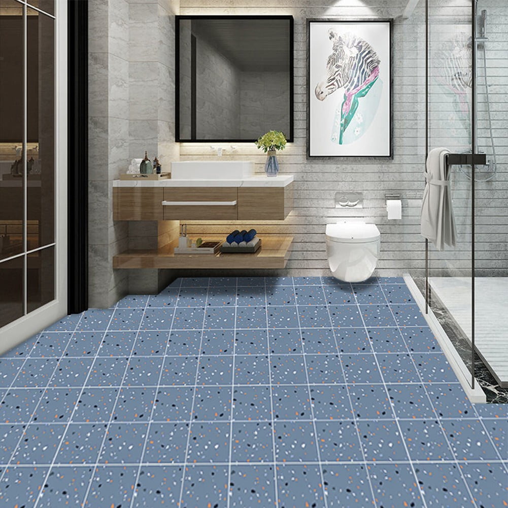 100*60Cm Pvc Floor Sticker Self-Adhesive Waterproof Floor Stickers ...