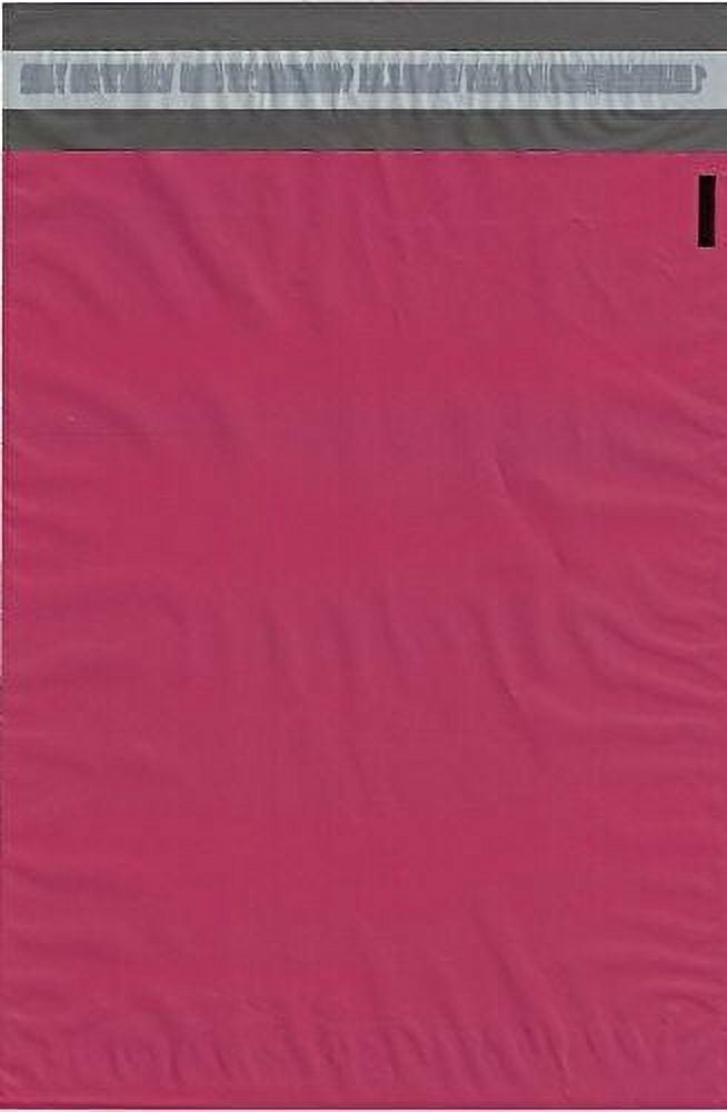 100 Small, Waterproof, Self-Sealing 7.5x10.5 Pink Poly Mailers Shipping ...