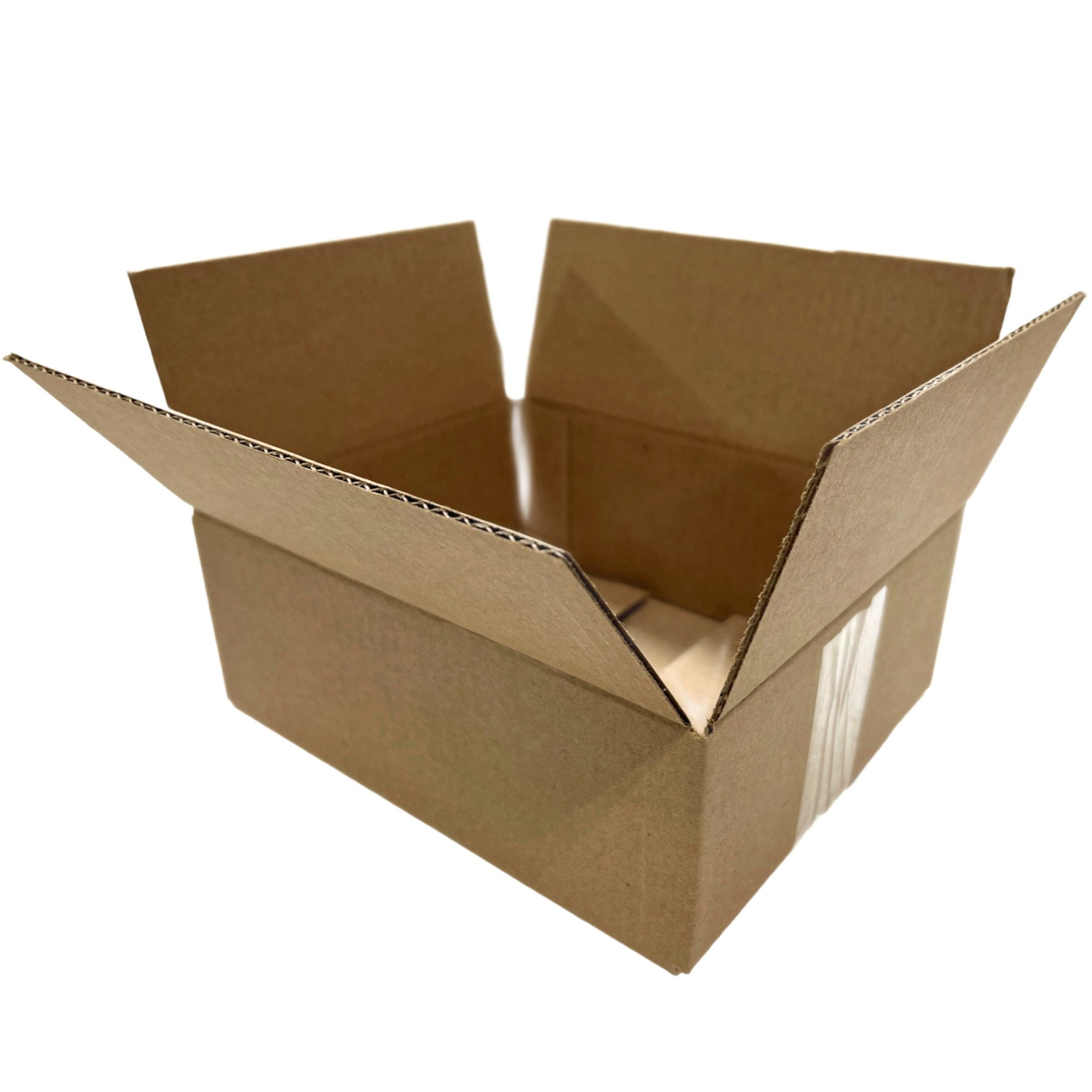 100 Kraft Corrugated Cardboard Boxes 7x5x5 for Mailing, Packing ...
