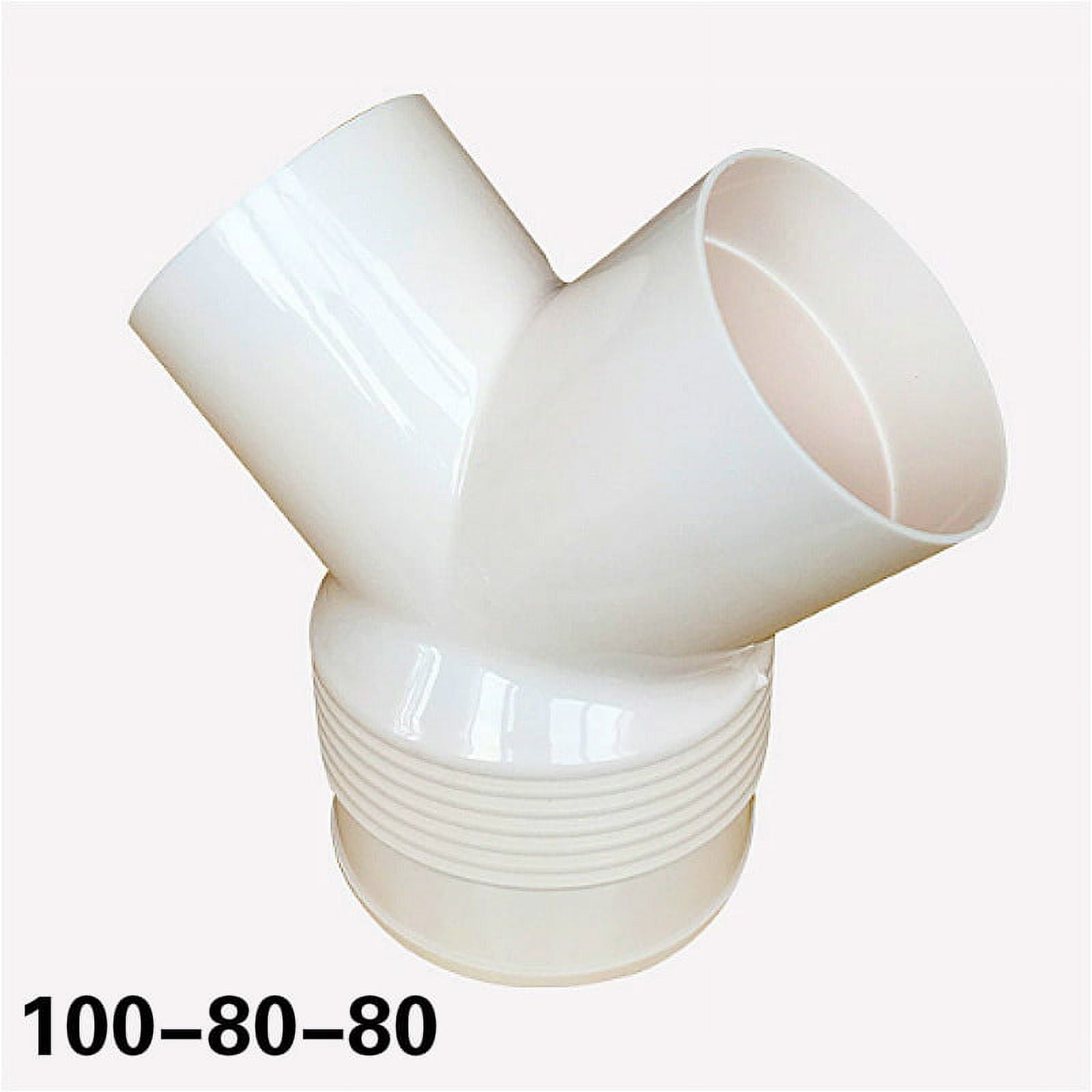 100-80-80mm Ducting Y Piece Reducer Splitter Piece Ventilation Duct ...