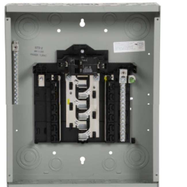 Plug It 100-A 12-Spaces 24-Circuit Main Breaker Plug-On Neutral Load ...