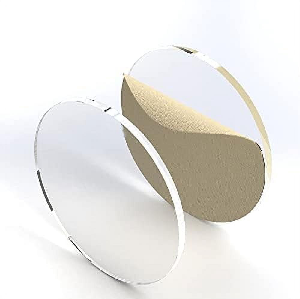 100 Acrylic Circle Clear Blank Discs 1/8" Thick - Made USA- (Select ...