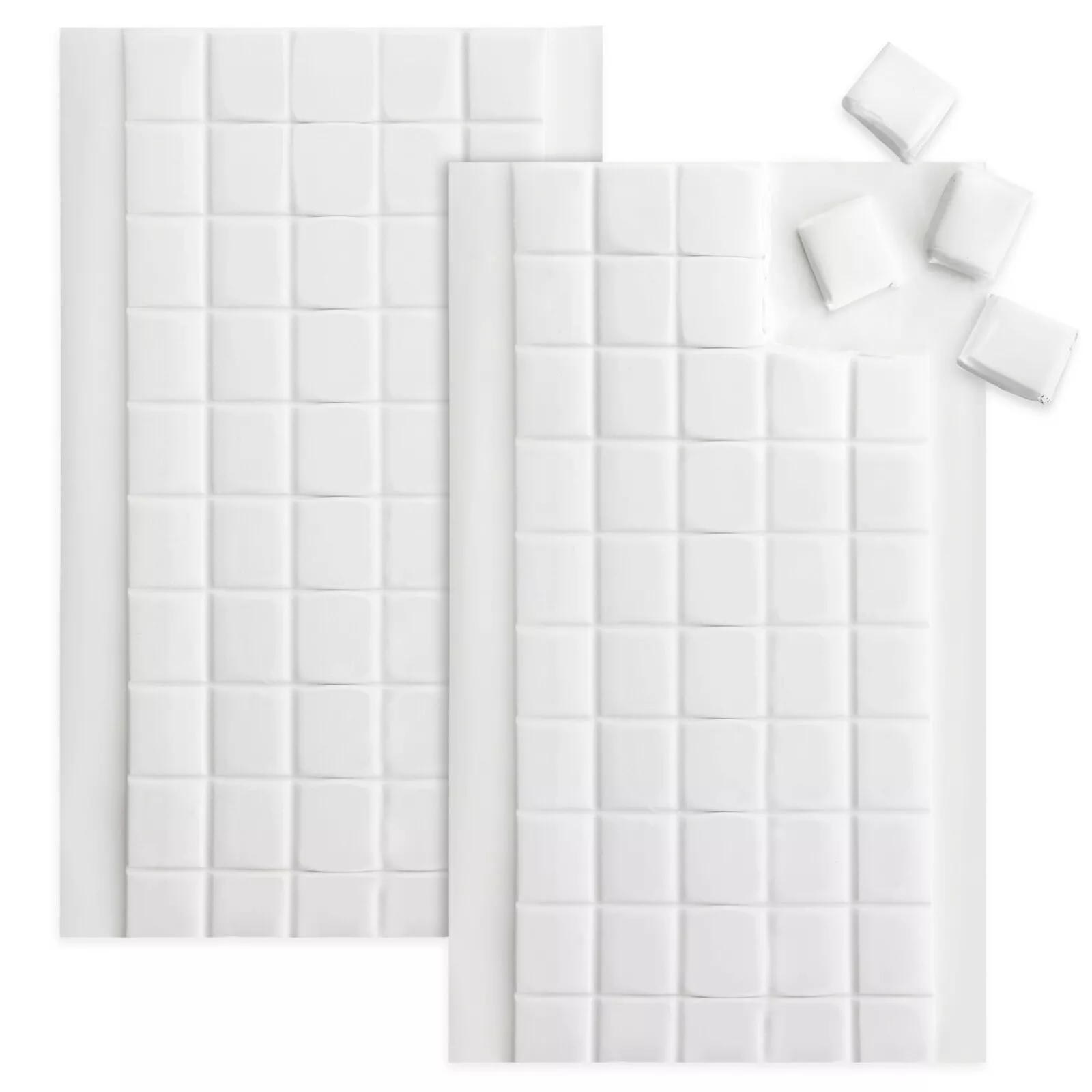 100 Adhesive Putty Sticky Tack Putty for Mounting Square Tabs - 3" x 5. ...