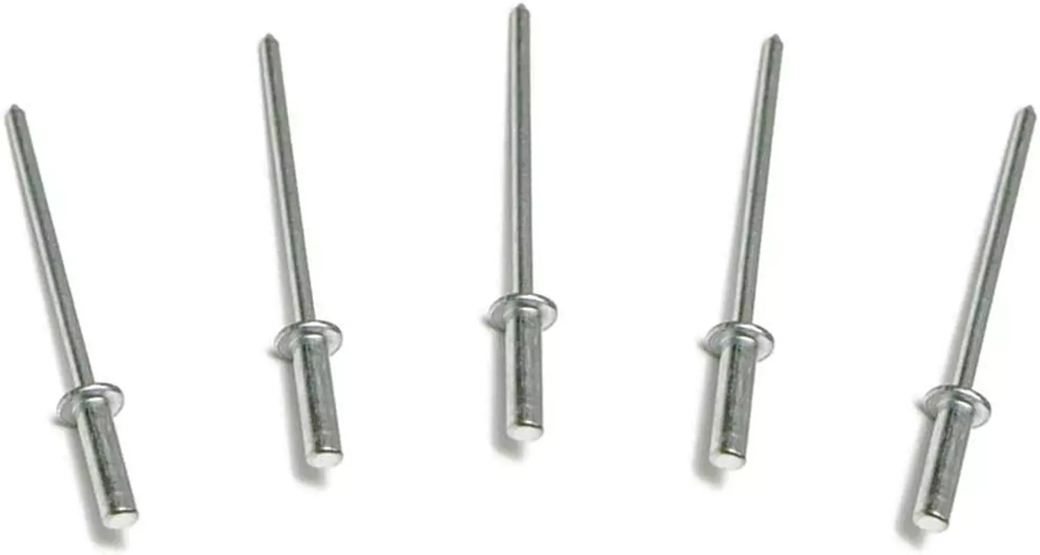 100 Aluminum Closed End Pop Rivets 3/16" X 3/8" Grip Aluminum Mandrel ...