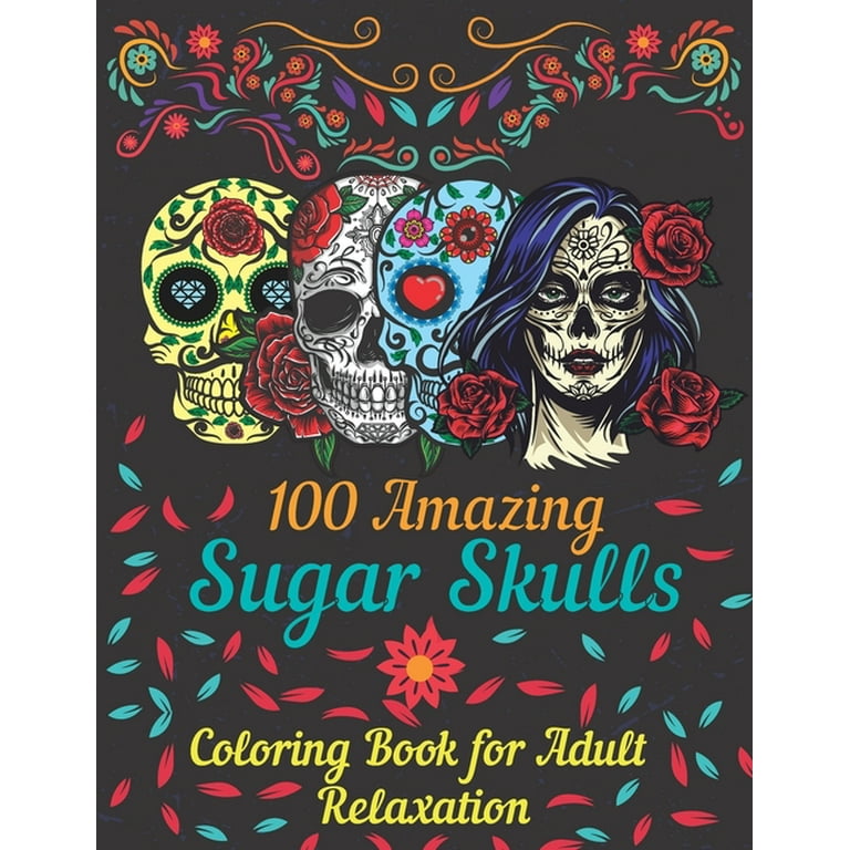 free adult coloring pages sugar skulls