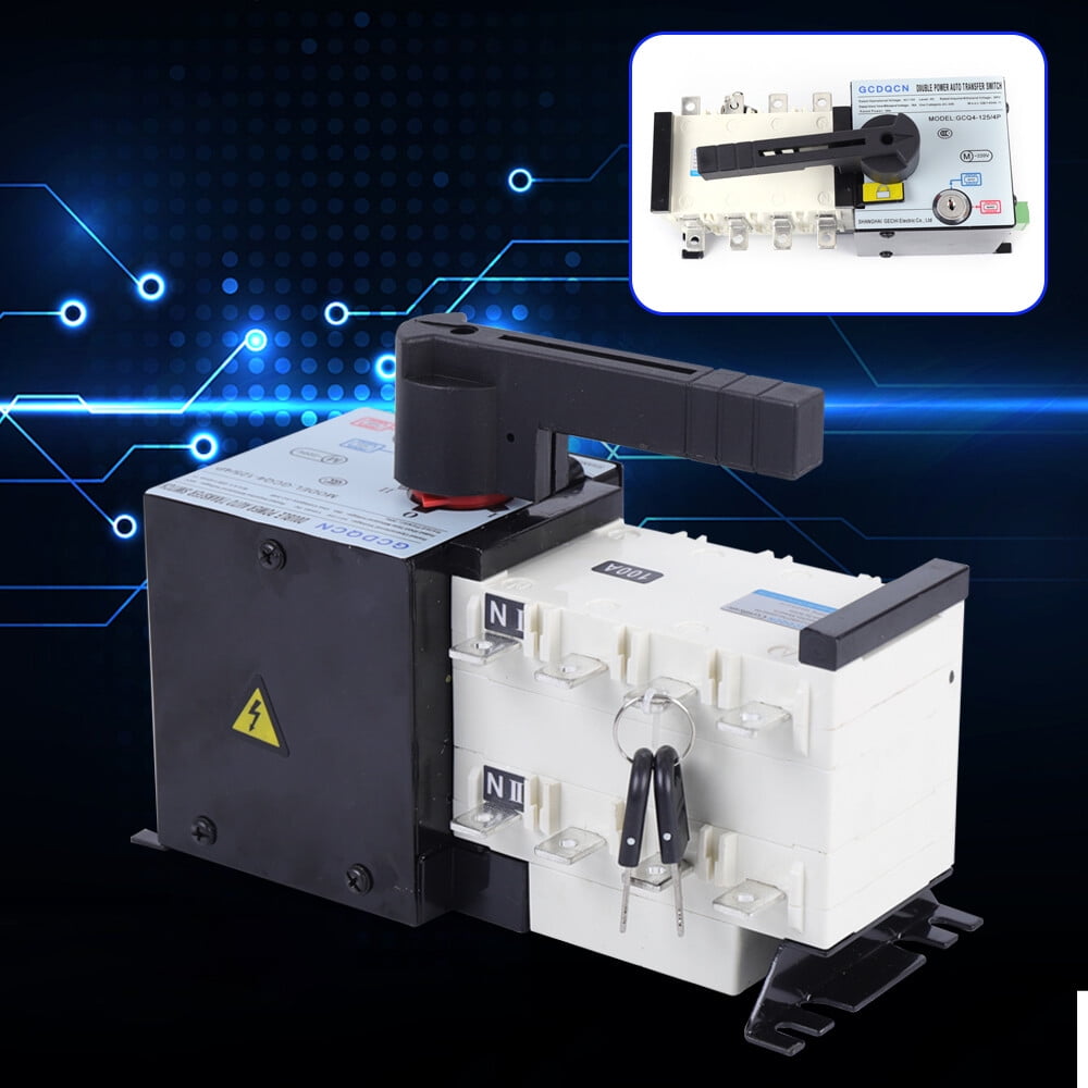 100 Amp Automatic Transfer Switch, 110 Dual Power Automatic Transfer ...