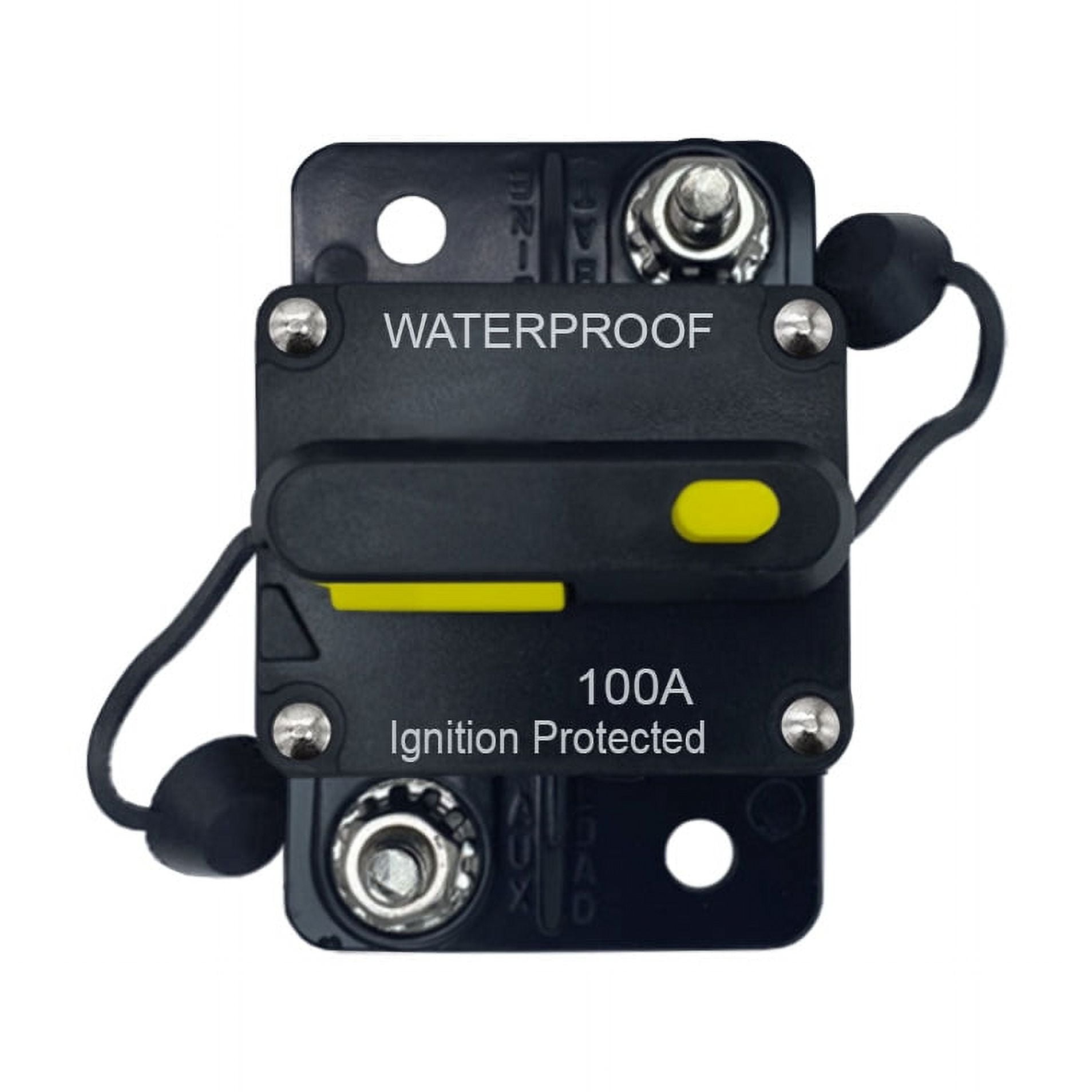 100 Amp Circuit Breaker DC 12V-48V with Manual Reset, Waterproof, Fuse ...