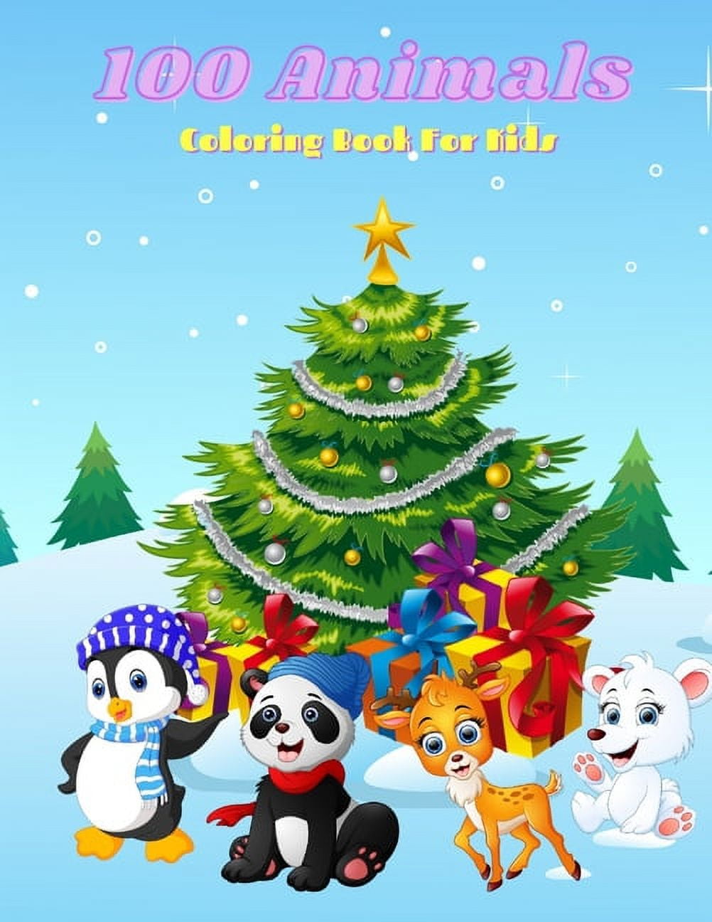 100 Animals - COLORING BOOK FOR KIDS : Sea Animals, Farm Animals ...