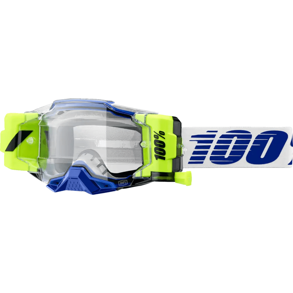100% Armega Forecast Goggles Blue / Clear Lens (OSFM, Red Blue / Clear ...