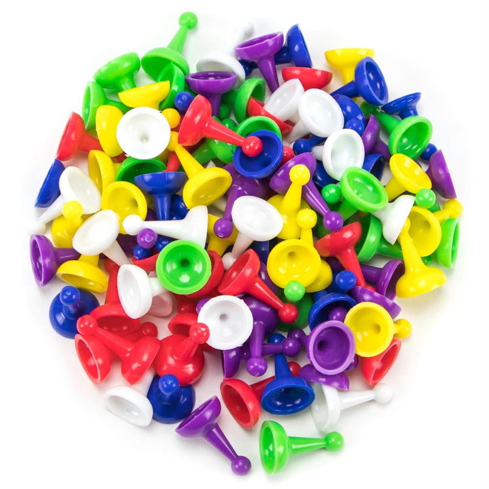 100 Assorted 25mm Game Pawns - Walmart.com