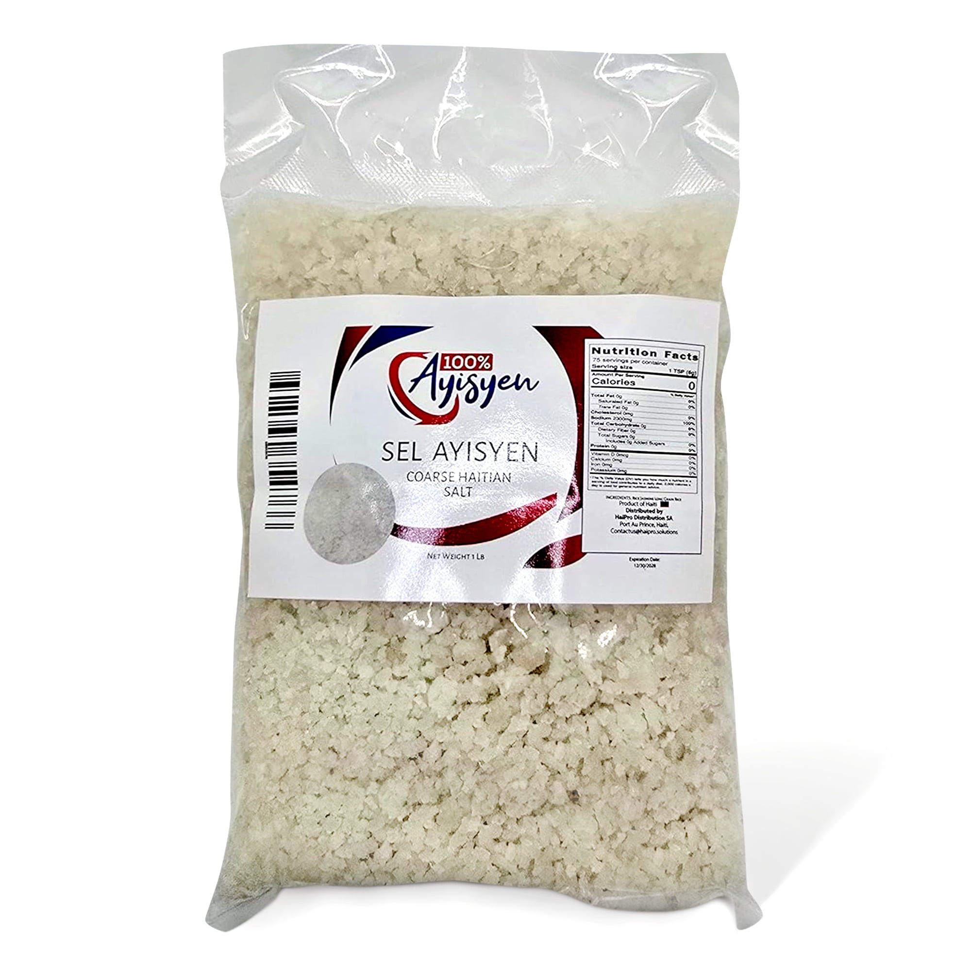 100% Ayisyen Brand Coarse Salt, Premium Haitian Sea Salt, Direct from ...