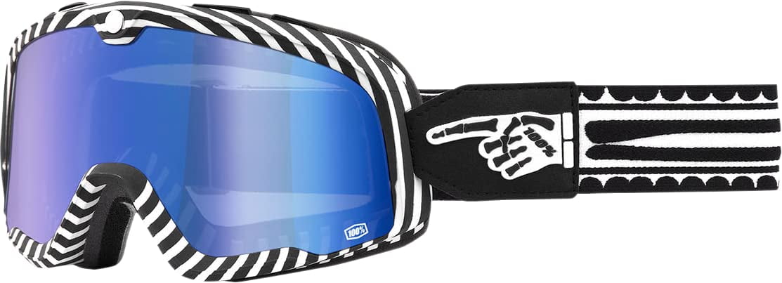 100% Barstow Goggles - Death Spray - Blue Mirror 50000-00002 - Walmart.com