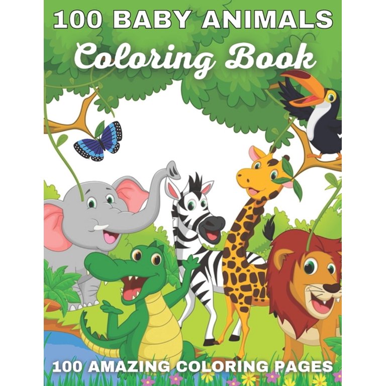 Baby Jungle Animals Coloring Pages