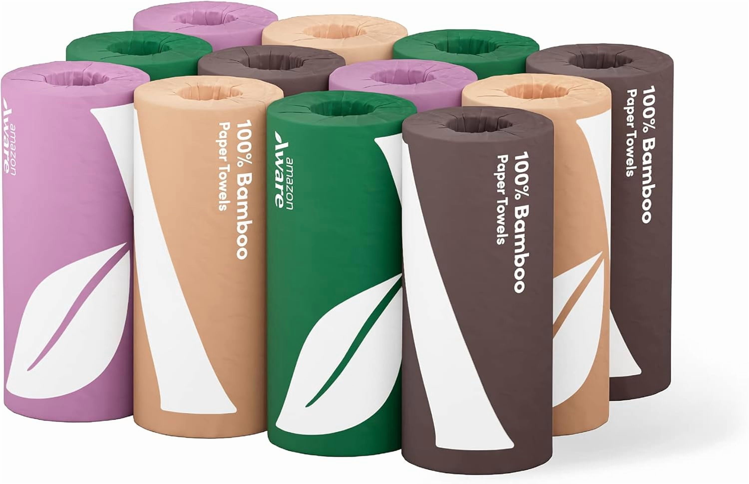 100% Bamboo Paper Towels, 2 ply, FSC Certified, 150 Sheets, Plastic ...