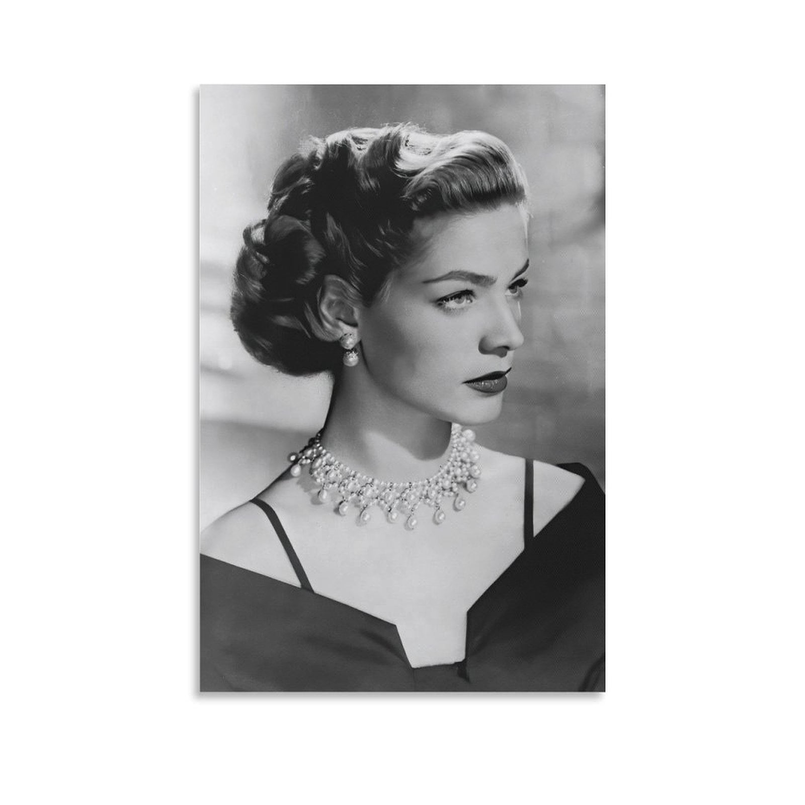 100 Beautiful Old Hollywood-actresses Lauren Bacall Retro Poster ...