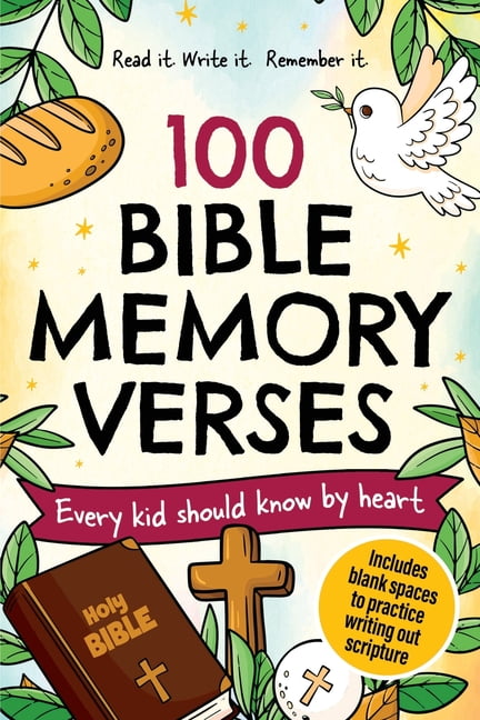 100 Bible Memory Verses: Every Kid Should Know by Heart, (Paperback ...