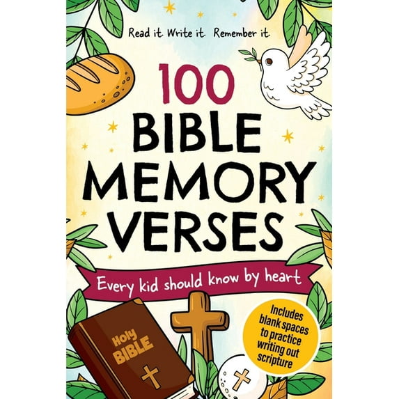 100 Bible Memory Verses: Every Kid Should Know by Heart, (Paperback ...