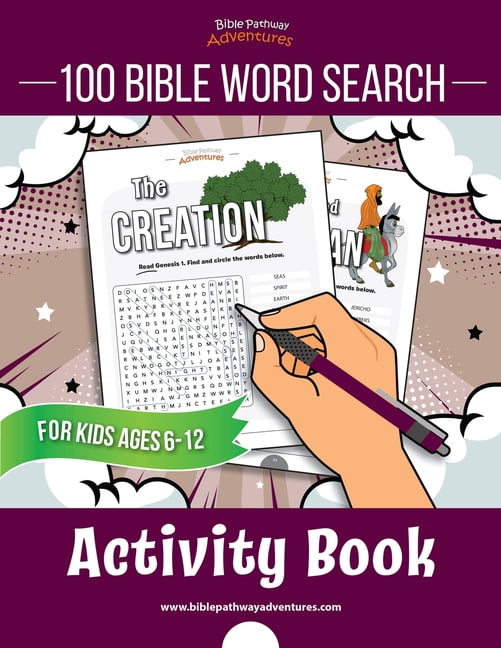 100 Bible Word Search Activity Book - Walmart.com