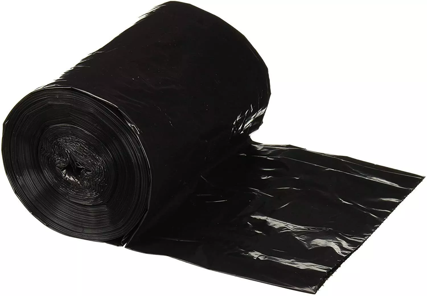 MedicalMartByMail 100-Count LLDPE 40-45 Gallon Black Trash Can Liner ...