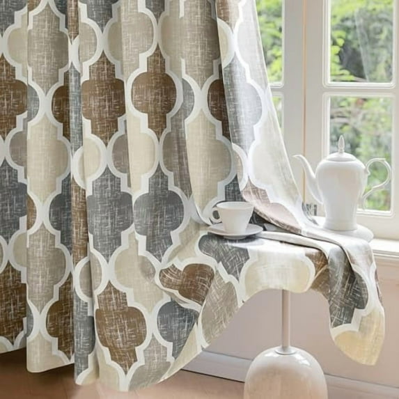 100% Blackout Curtains 84 Inches Long 2 Panels for Bedroom Living Room ...