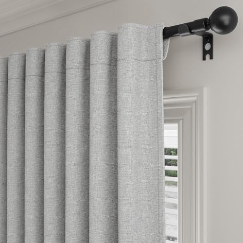 100% Blackout Curtains for Bedroom 90 inch Length 2 Panels Set ...