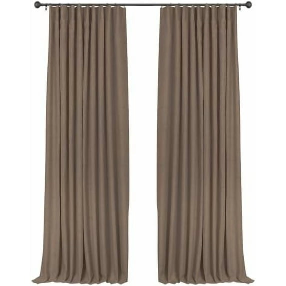 100% Blackout Curtains for Bedroom, Black Out Curtains 108 Inch Long ...