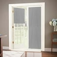 100% Blackout Door Curtain, No Tools No Drill Cordless Blinds for ...