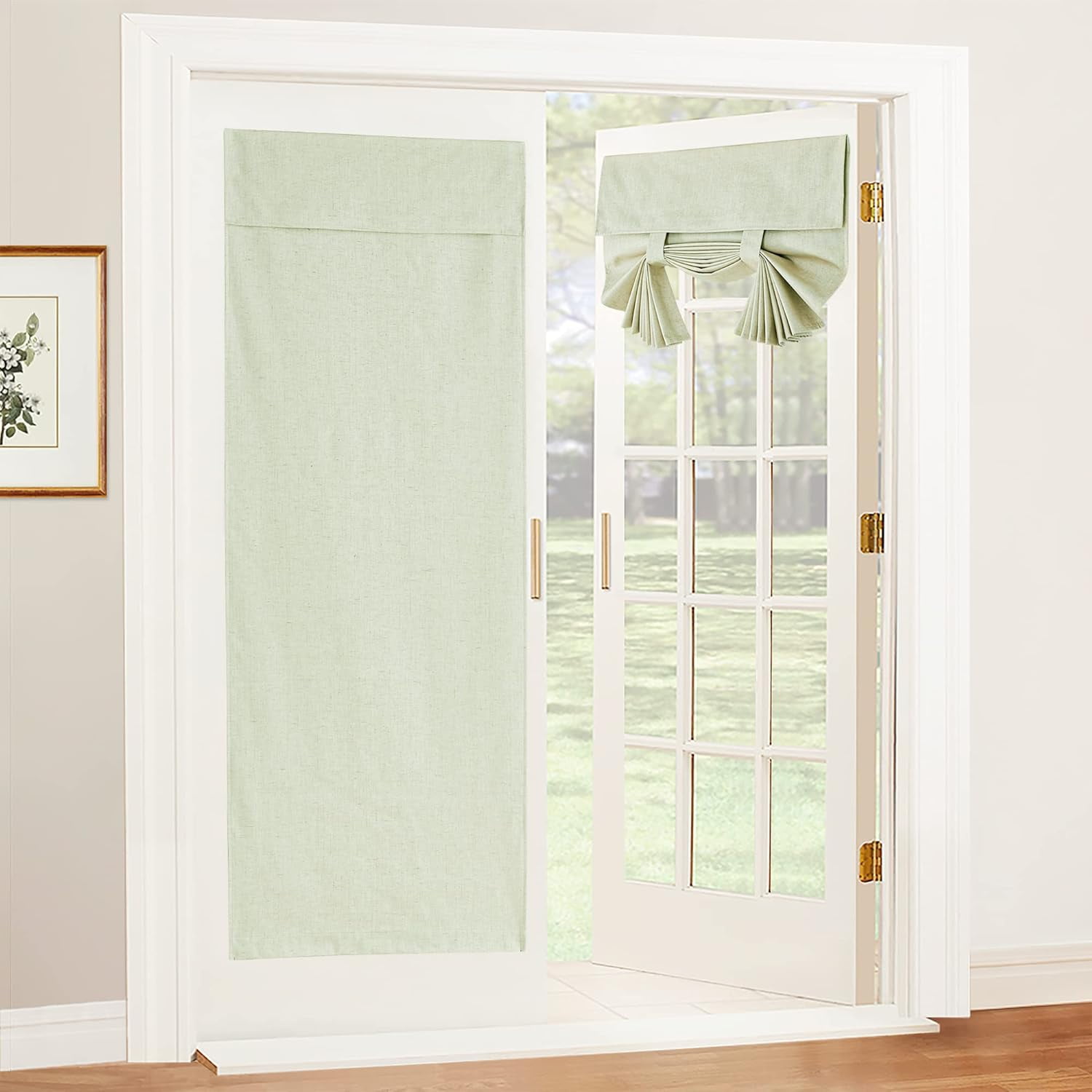 100% Blackout Door Window Curtains, Effortless Self-Ahensive Window ...