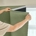 100% Blackout Self Adhesive Curtains for Small Windows, Short Temporary ...