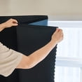 100% Blackout Window Shades Self Adhesive Sticky Curtains Portable Easy ...