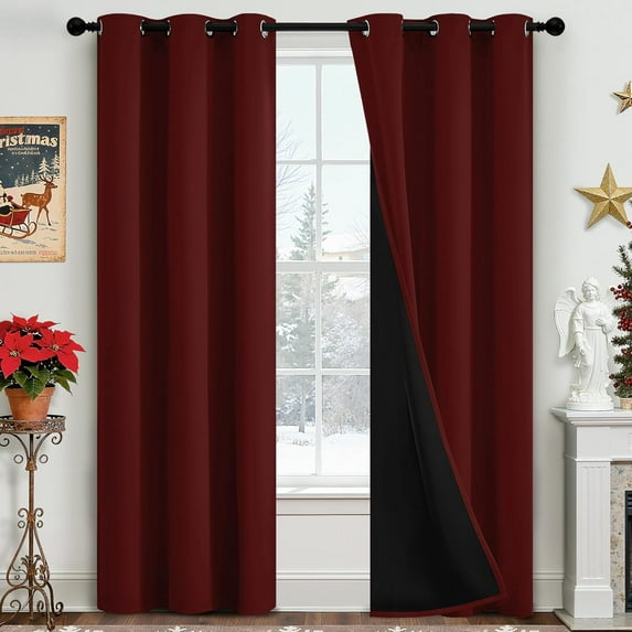 100% Blackout s for Bedroom 2 Panels - Completely Blackout Window ...