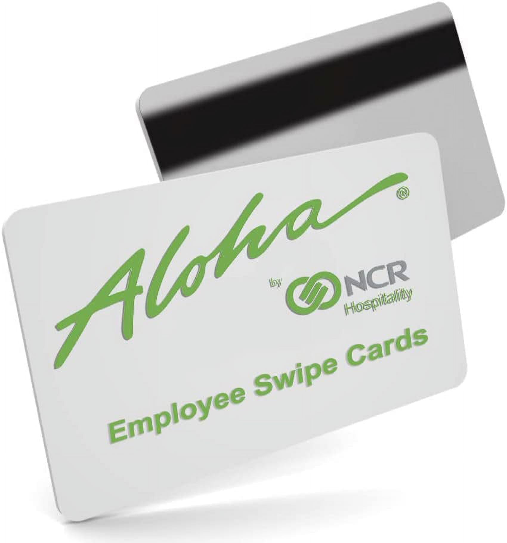 100 Blank Aloha POS Server Swipe Employee ID Cards - Walmart.com