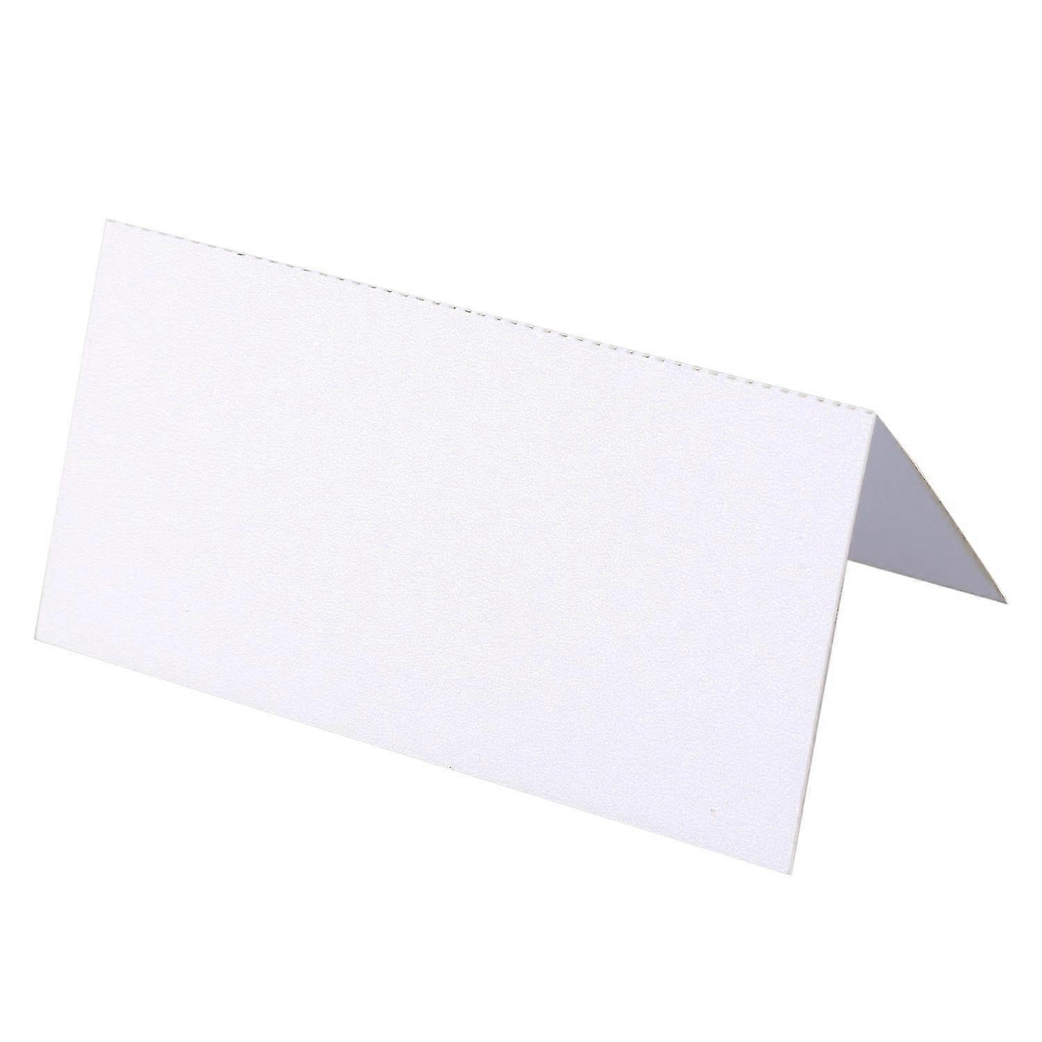100 Blank Table Name Place Cards, Many Colours - White, Party, Wedding ...